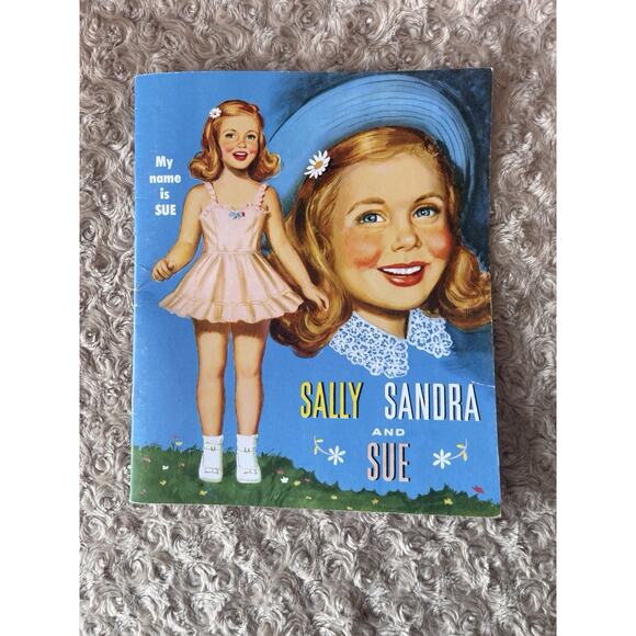 Unbranded | Toys | Sally Sandra Sue Paper Doll Book With Paper Doll ...